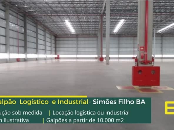 Locação de galpão em Simões Filho - New Log