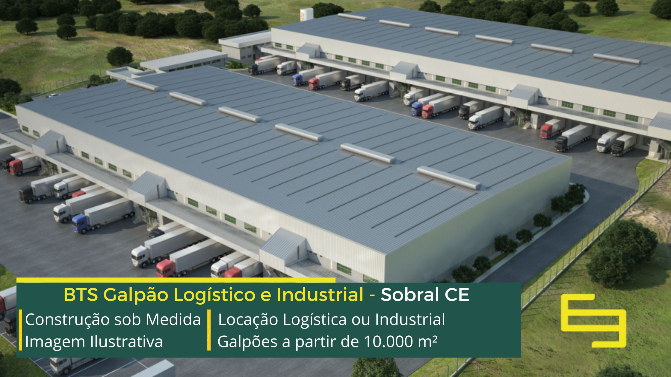 Galpão para alugar em Sobral CE - Built to Suit